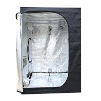 China 5x5ft 200cm Height Zippered Hydroponic Indoor Grow Tent 600D Oxford Fabric Reflective Mylar for sale