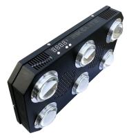 China 300W COB LED Grow Light Full Spectrum 4.2kg Aluminum Heat Sink Plate Fan 24hrs Timer for sale