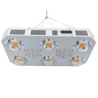 China 300W COB LED Grow Light Full Spectrum 4.2kg Aluminum Heat Sink Plate Fan 24hrs Timer for sale
