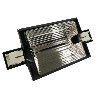 China Horticultural Glass HPS Light Reflector , 1000W Optical Light Reflector Double Ended for sale