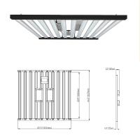 China 1000W LED Grow Light Bar 2000umol/s Full Spectrum for Vertical Farming for sale
