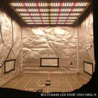 China RikoLite 650W 1820umol/S 6 Bars Greenhouse LED Grow Lights Full Spectrum for sale