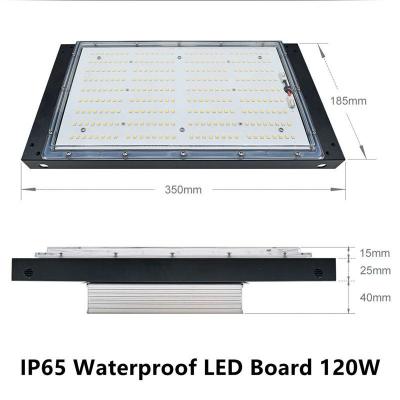 China 120W Dimmable IP65 Waterproof LED Grow Light 3500K Samsung LM301B for Hydroponics for sale
