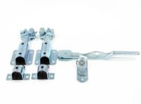China Textured Black Spraying T Handle Flush Latch Zinc Alloy for sale