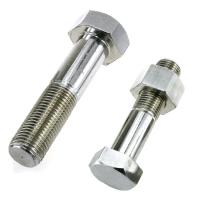 China Oil Gas M6 M7 M8 M10 M24 Stainless Steel Hexagon Flange Bolts With Nut And Washer for sale