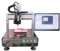China Soldering Paste Benchtop Dispensing Robot 20kg Robotic Adhesive Dispensing Systems for sale