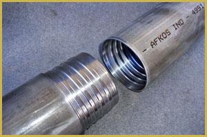 China QT heat treatment treatment Drill Pipes for Oil and Mineral Mining for sale
