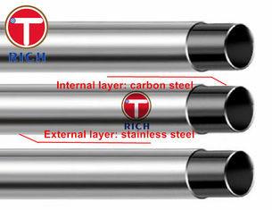 China GB/T18704 Q195 Q235 12Cr18Ni9 Stainless Steel Clad Pipes OD 12.7mm - 325mm for sale