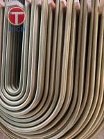 China Heat Exchanger Seamless Copper Alloy / Brass Tubesto ASTMB111 UNS No:C44300 for sale