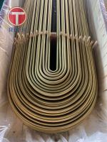 China Heat Exchanger Seamless Copper Alloy / Brass Tubesto ASTMB111 UNS No:C44300 for sale