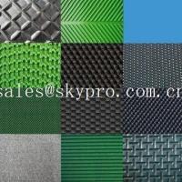 China light weight embossed grip top transfer PVC Conveyor Belt Flat Structure for sale
