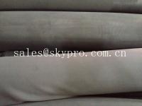China Beige / black Foam Neoprene Rubber Sheet  good elasticity and heat insulation for sale
