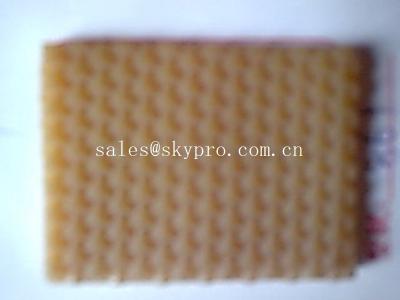 China Premium grade abrasion resistant Shoe Sole Rubber Sheet diamond textured for sale