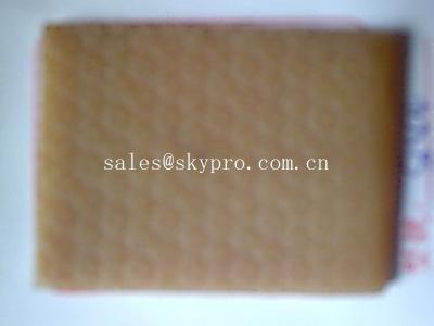 China Anti-slip Durable Natural rubber shoe sole sheet pebble textured bottom side for sale
