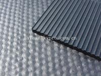 China Black horse / cow Rubber stable Mats variable textures on top 3mm thick min. for sale