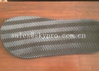 China TPR  Shoe Sole Rubber Sheet with wave zigzag pattern , 40-80 shore A Hardness for sale
