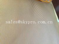 China Abrasion resistant natural crepe Shoe Sole Rubber Sheet corrugated pattern for sale