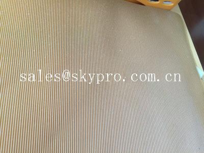 China Abrasion resistant natural crepe Shoe Sole Rubber Sheet corrugated pattern for sale