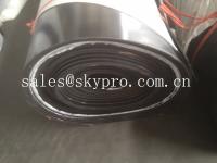 China Impact resistant SBR rubber sheet roll with fabric insertion reinforcement for sale