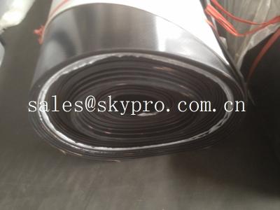 China Impact resistant SBR rubber sheet roll with fabric insertion reinforcement for sale