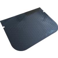 China Easy Cleaning Water Proof Non Slip Black Hexagon Rubber Door Mat for sale