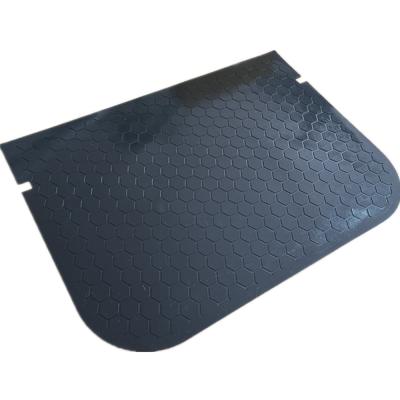 China Easy Cleaning Water Proof Non Slip Black Hexagon Rubber Door Mat for sale
