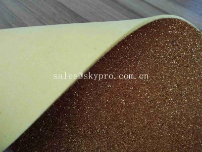 China Smooth Yellow Colorful EVA Foam Sheet Shiny Glitter EVA Household Appliances Decorative for sale