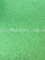 China Green Anti - UV  Glitter EVA Foam Rubber Sole Sheet Soft 1mm Thickness Deversified Colors Embossed Plastic Sheet Roll for sale