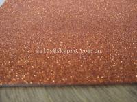 China 2mm Thin  EVA Foam Sheet Rolls , Rubber Sole Sheet Shiny Cloth Coated for sale