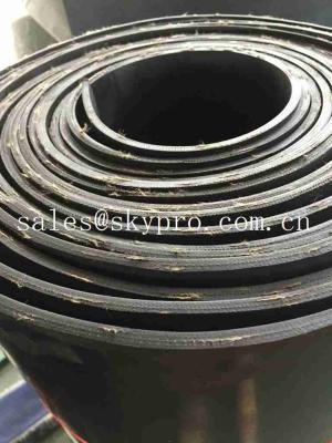 China High Density Rubber Sheet Roll With Cotton Insertion / Smooth Rubber Foam Sheet for sale