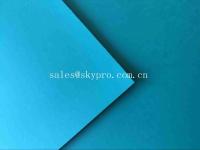 China Smooth Rubber Sheet Roll with One Side PVC Surface Green Black Matt for sale