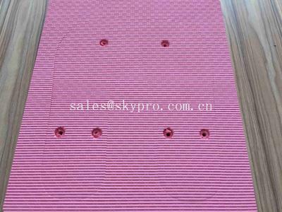China Pink Custom Printing EVA Foam Sheet in Poly Bag Beach Closed Cell Molded EVA Flip Flops Sheet Sole for sale