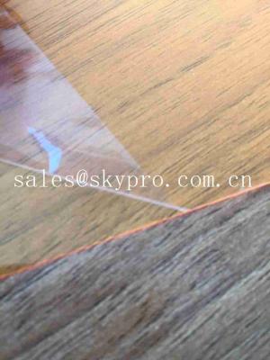 China Yellow Rigid PVC Transparent Smooth Surface Coating with Double Protection for sale