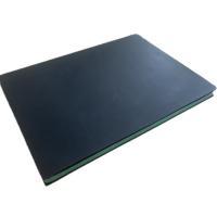 China Black Green Black Sandwich Rubber Skirt Conveyor Belt Sheet for sale
