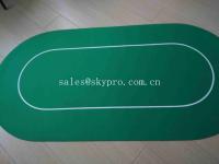 China Foldable Poker Felt Gambling Table Mat , Professional Mahjong Table Mats for sale