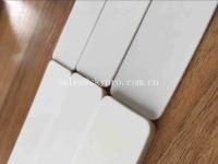 China White Glossy Smooth Surface Stepless Speed Adjustment Food Industry PVC Flat Conveyor Belt for sale