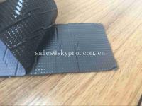 China Soft Aluminum Multi Functional Molded Rubber Products , Single Side Insulating Butyl Sealant Primary Seal Rubber for sale