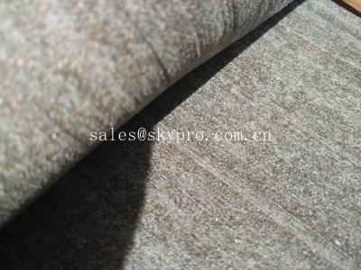 China Waterproof Grey Magnificent Rubber Sheet Roll 15 - 50mm Thickness , Easy To Install for sale