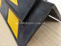 China Rubber Corner Wall Protectors Security Patrol Device Round And Angle Protect 800mm*100mm*6mm for sale
