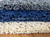 China Waterproof Door Floor Plastic Rubber Mats With Coil Shape Or Loop Shape Surface for sale