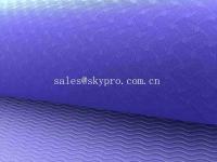 China Custom Printing Neoprene Rubber Sheet / Professional Yoga Mat With TPE Foam Material for sale
