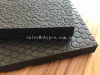 China Anti Skid Round Stud Orange Pattern Horse stable Flooring Interlocking Rubber Cow Mats for sale