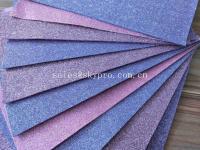 China Good Looking Purple EVA Foam Glitter Sheets For Toys / Decoration , No Woven Materials for sale