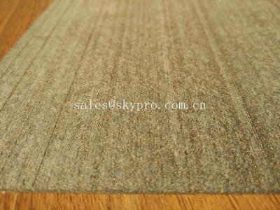 China Anti Static / Sound Insulation Cork Rubber Sheet Roll , Thickness 0.5mm-5mm for sale