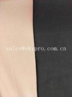 China Fireproof Anti - Aging Black CR Beige Neoprene Fabric Roll CR Foam Rubber Sheet for sale
