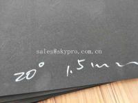 China Shockproof Closed Cell Black EVA Foam Sheets 1.5mm Non - Toxic Glossy Surface for sale