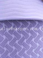 China PVC Yoga Mat Skid Proof Exercise Mat EVA Foam Sheet Wavybone Traction Surface for sale