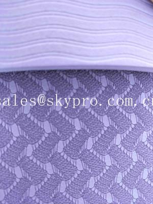 China PVC Yoga Mat Skid Proof Exercise Mat EVA Foam Sheet Wavybone Traction Surface for sale