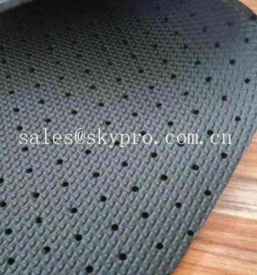 China Colorful Perforated Rubber Breathable Rubber Sheet Soft Neoprene Mesh Neoprene Fabrics for sale