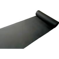 China 0.6-2.5Mm Black Matt Hypalon Rubber Sheet Fabric for sale
